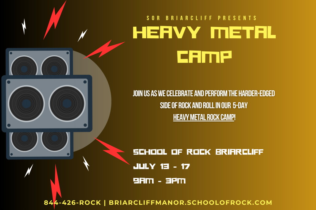July 13, 2026 Metal Camp in Briarcliff Manor | School of Rock