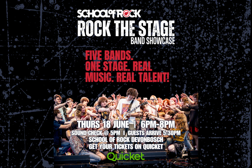 Rock the Stage 2026 in Stellenbosch | School of Rock