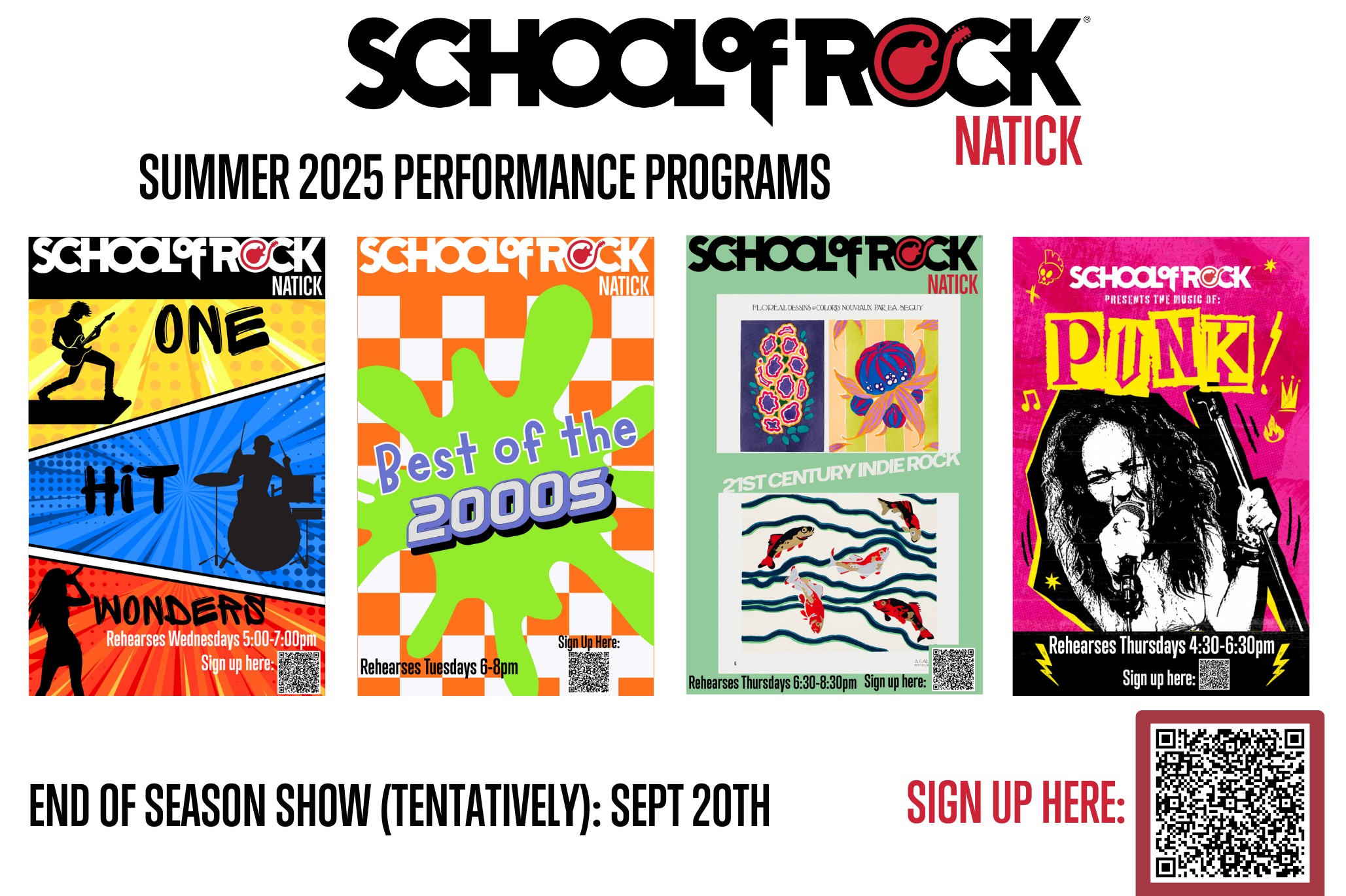 Summer Performance Program Sign Ups are Live!