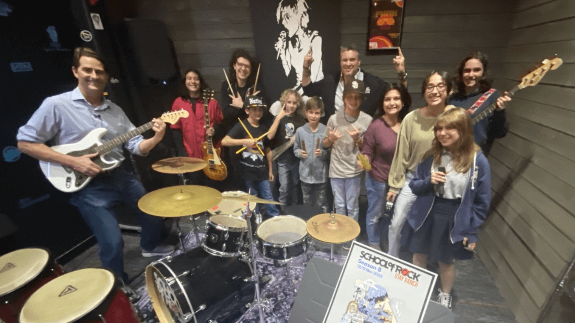 Navy Commander opens School of Rock to celebrate freedom of expression