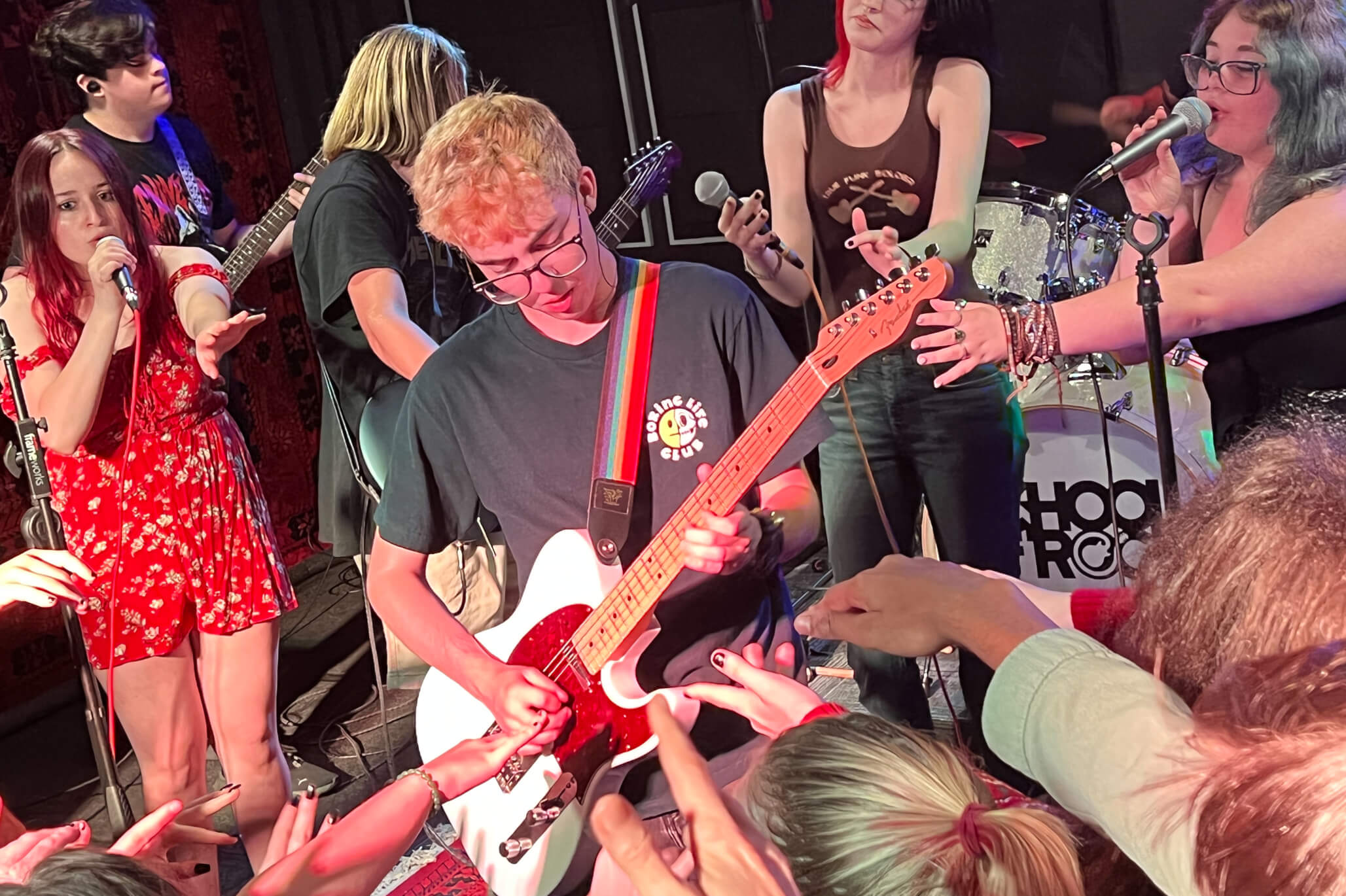 HOUSE BAND HITS THE ROAD