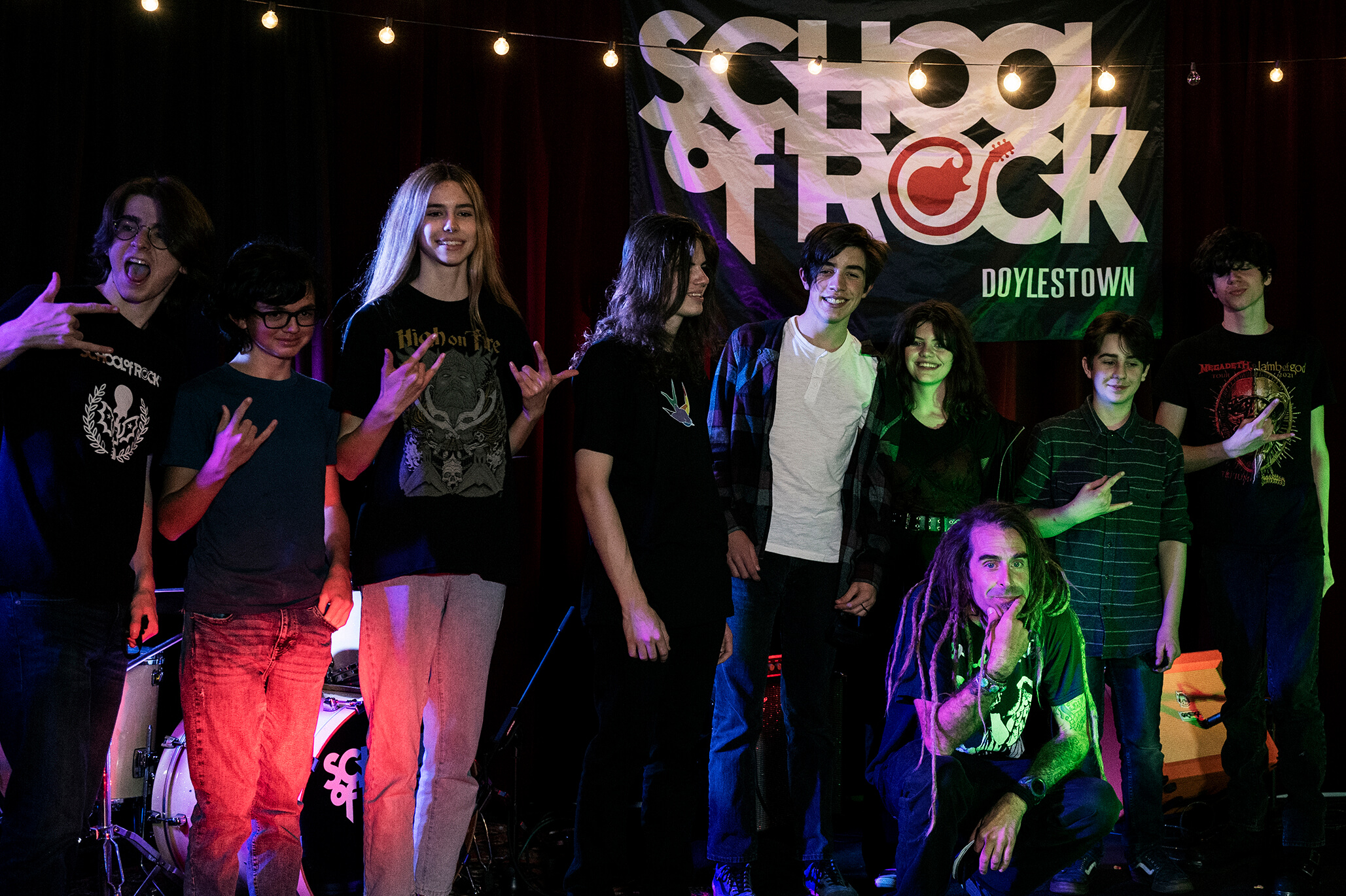 Grammy-nominated heavy metal superstar visits School of Rock Doylestown