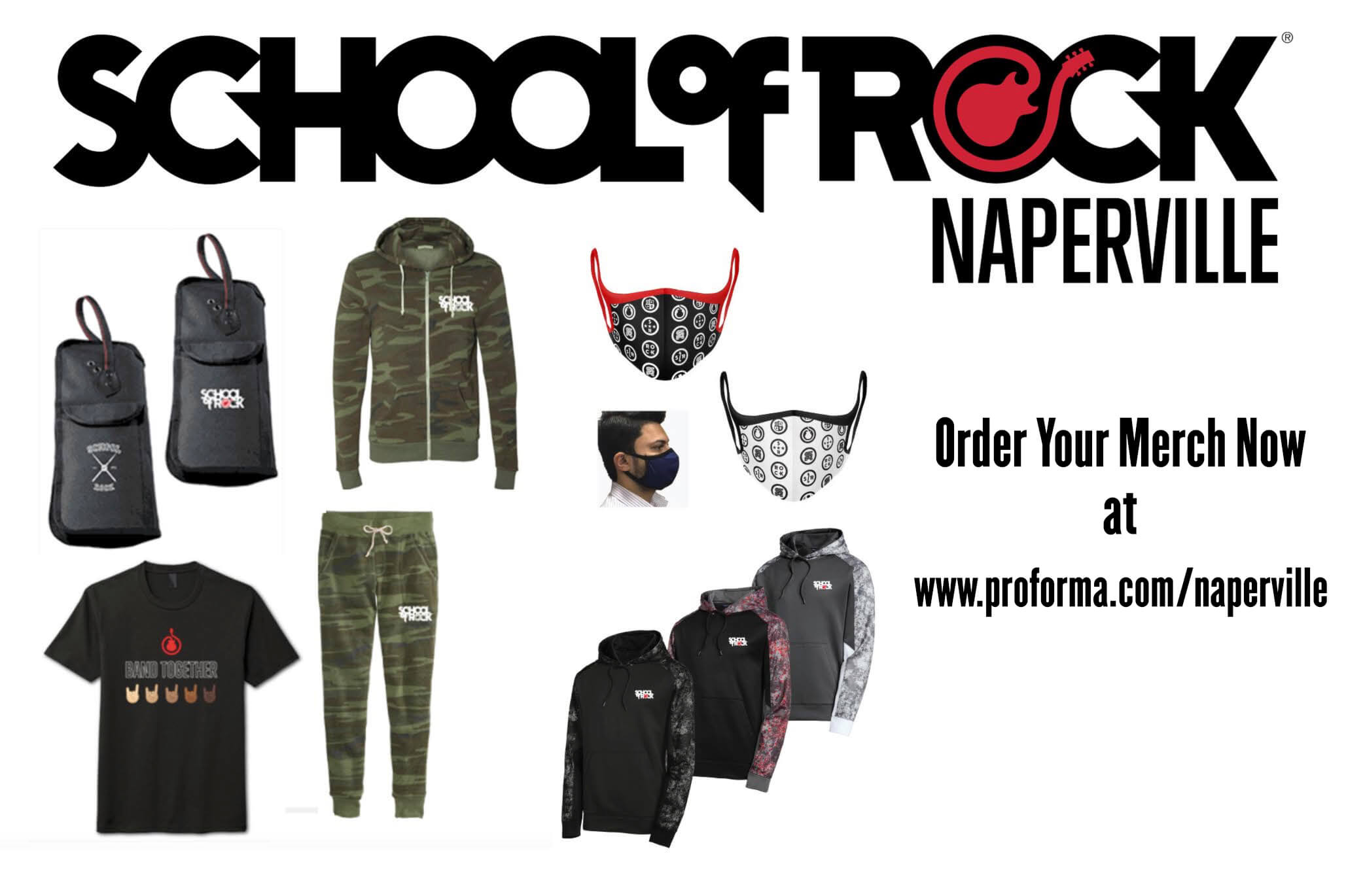 Seasonal School of Rock Merchandise Now Available