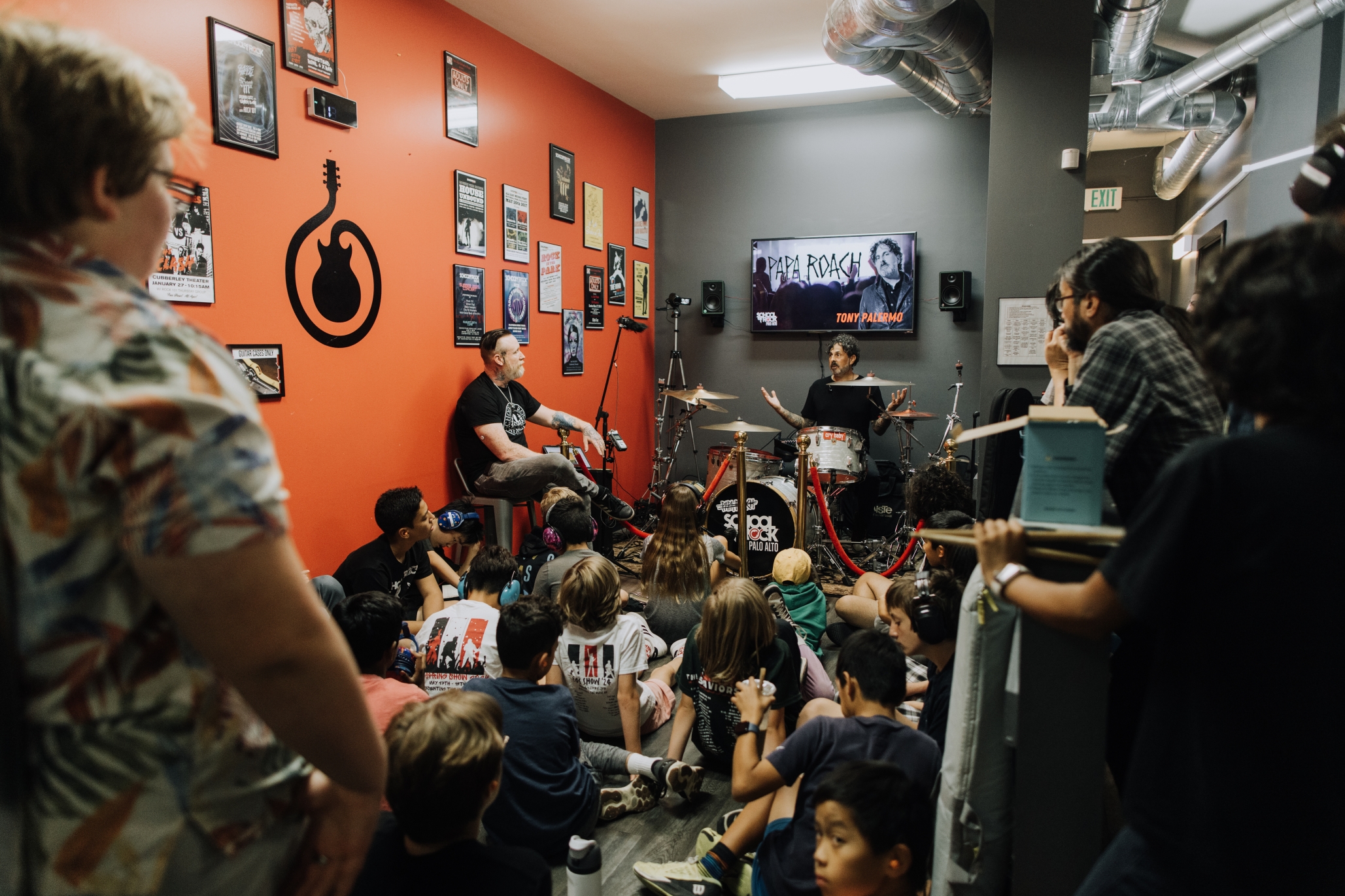 Tony Palermo of Papa Roach ROCKS with School of Rock Palo Alto