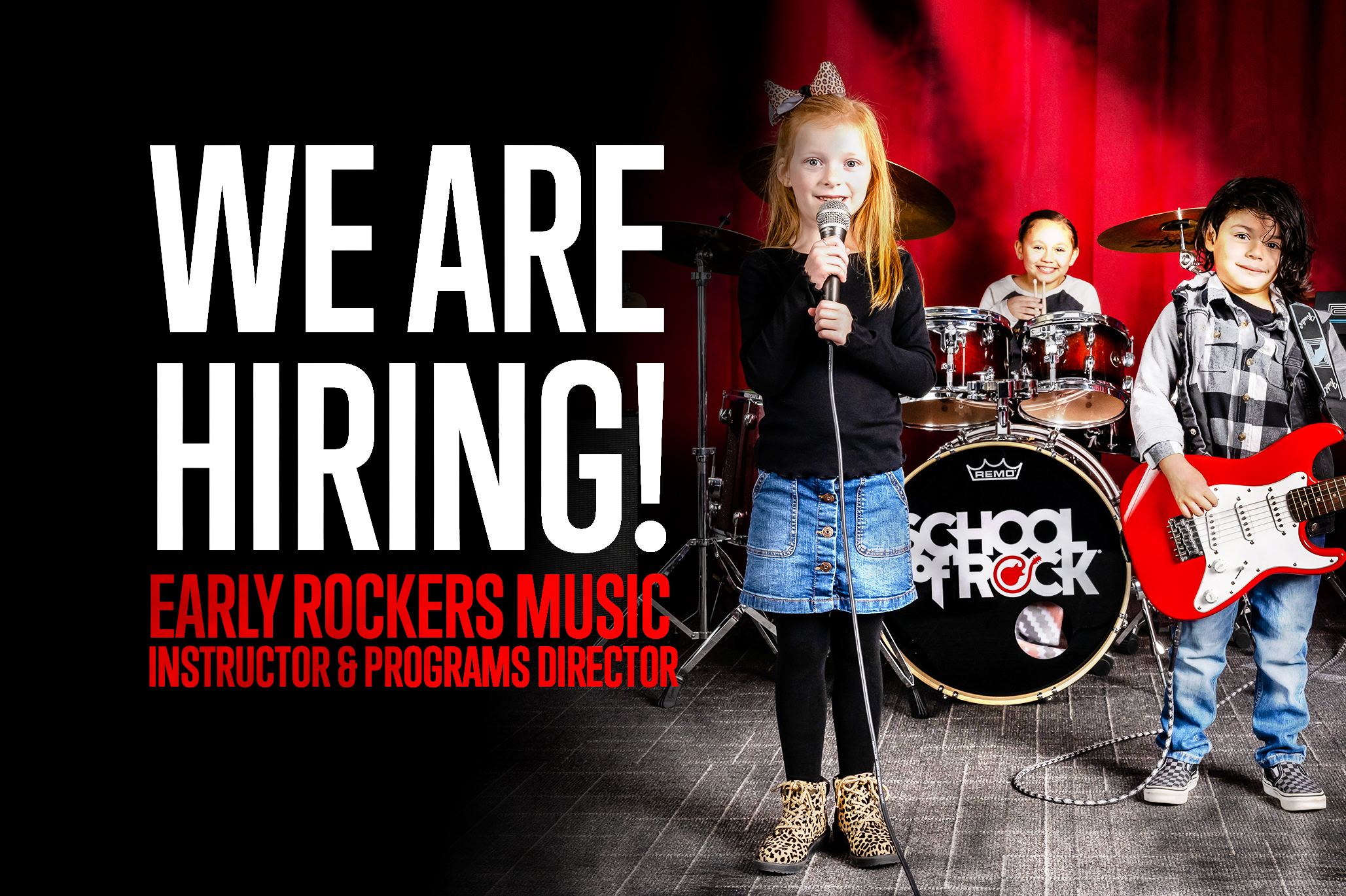 We're Hiring! Early Rockers Instructor & Programs Director